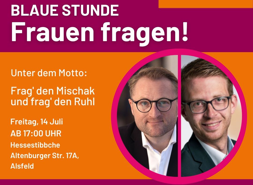 Blaue Stunde - Frauen fragen Dr. Jens Mischak und Michael Ruhl ...