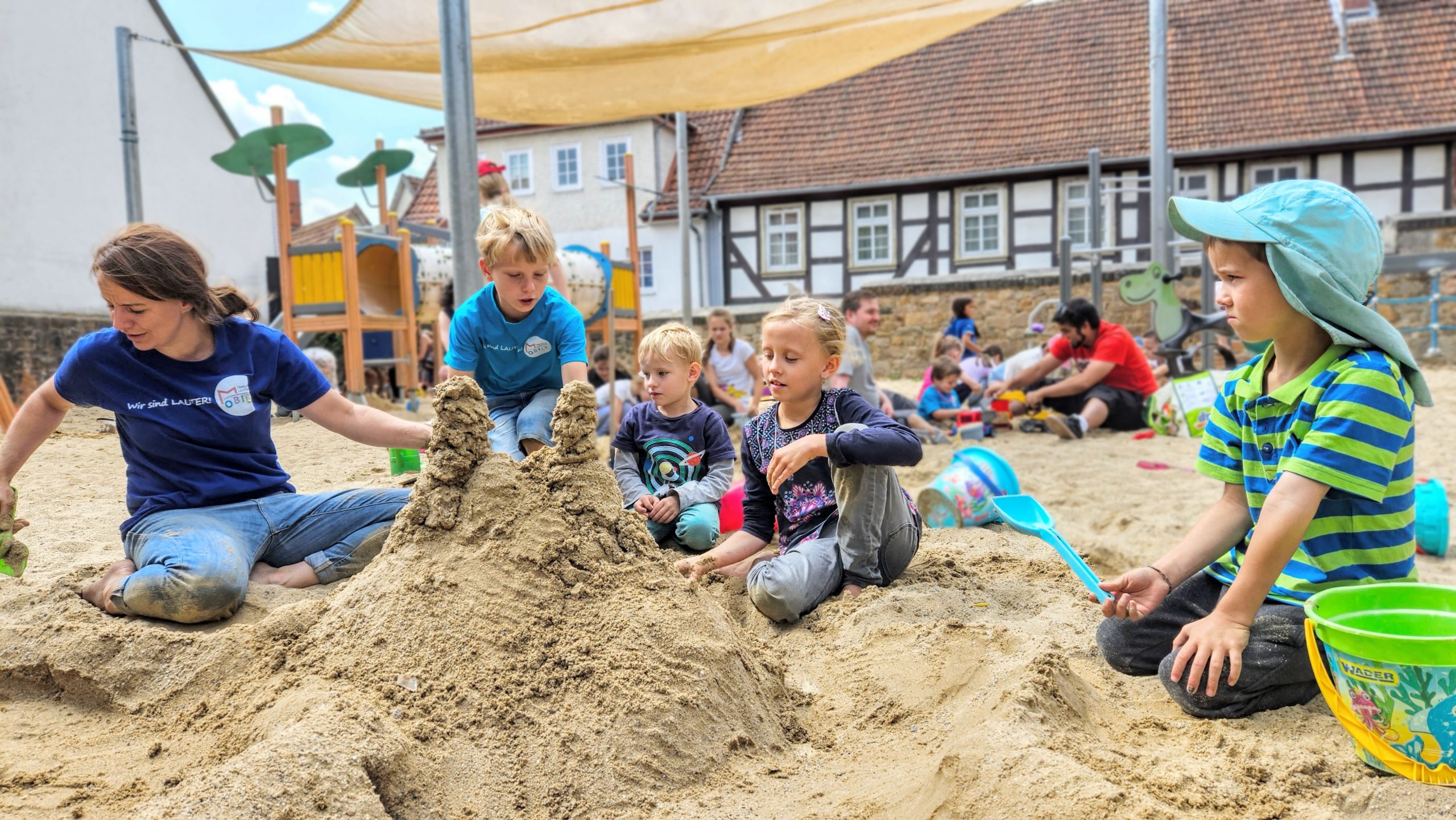 MOBILE e.V. begeistert mit Sandburgen-Event über 100 Kinder und Eltern ...